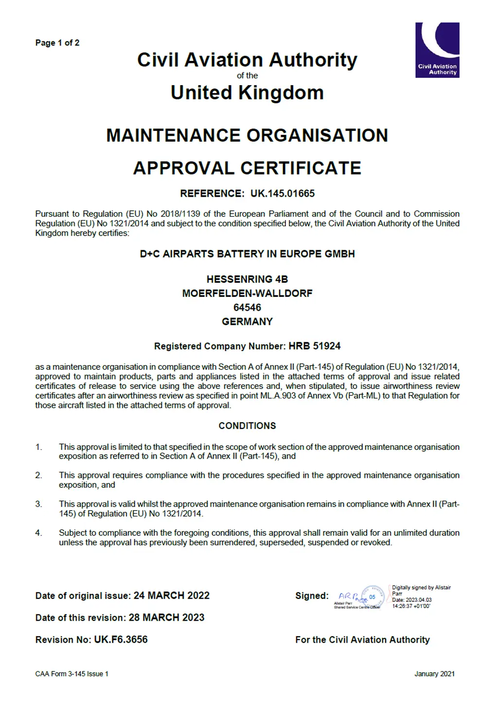 Approvals, Certificates, Part-145, FAA, CA/UK, Saft, Hawker